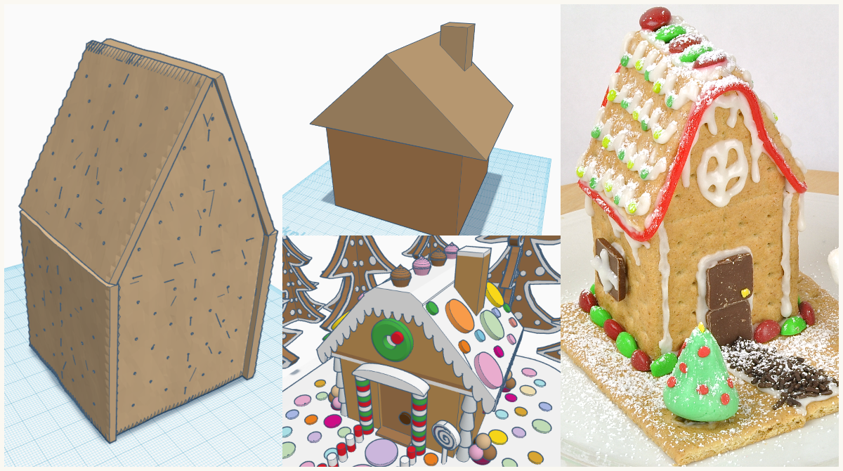 Decorate a Gingerbread House! - Tinkercad