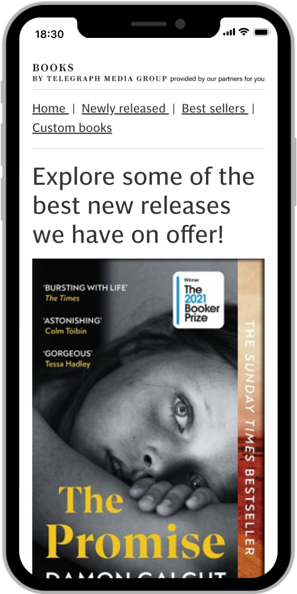 Telegraph Books Newsletter – great offers on selected titles