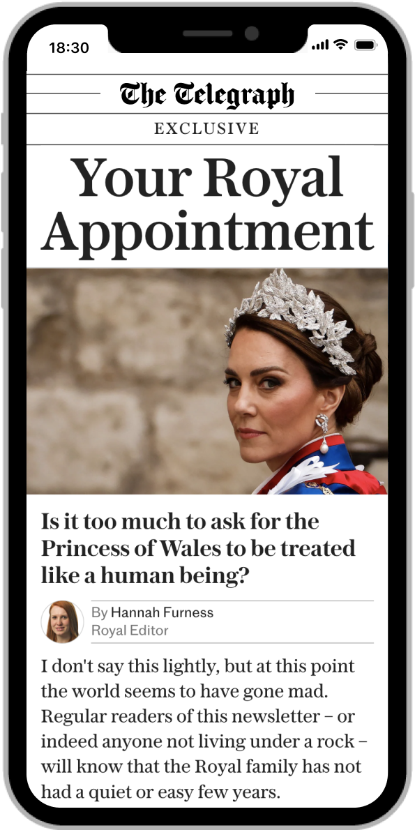 Your Royal Appointment - Weekly updates from The Telegraph