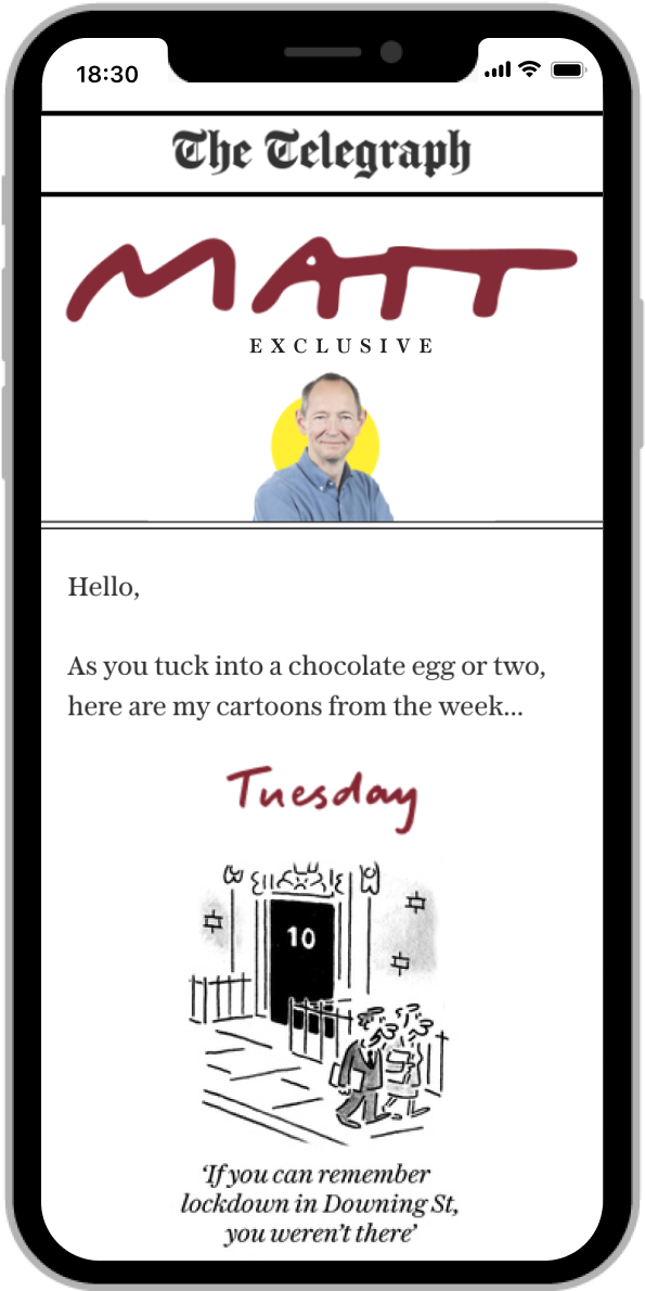 The Matt Newsletter - Weekly updates from The Telegraph cartoonist