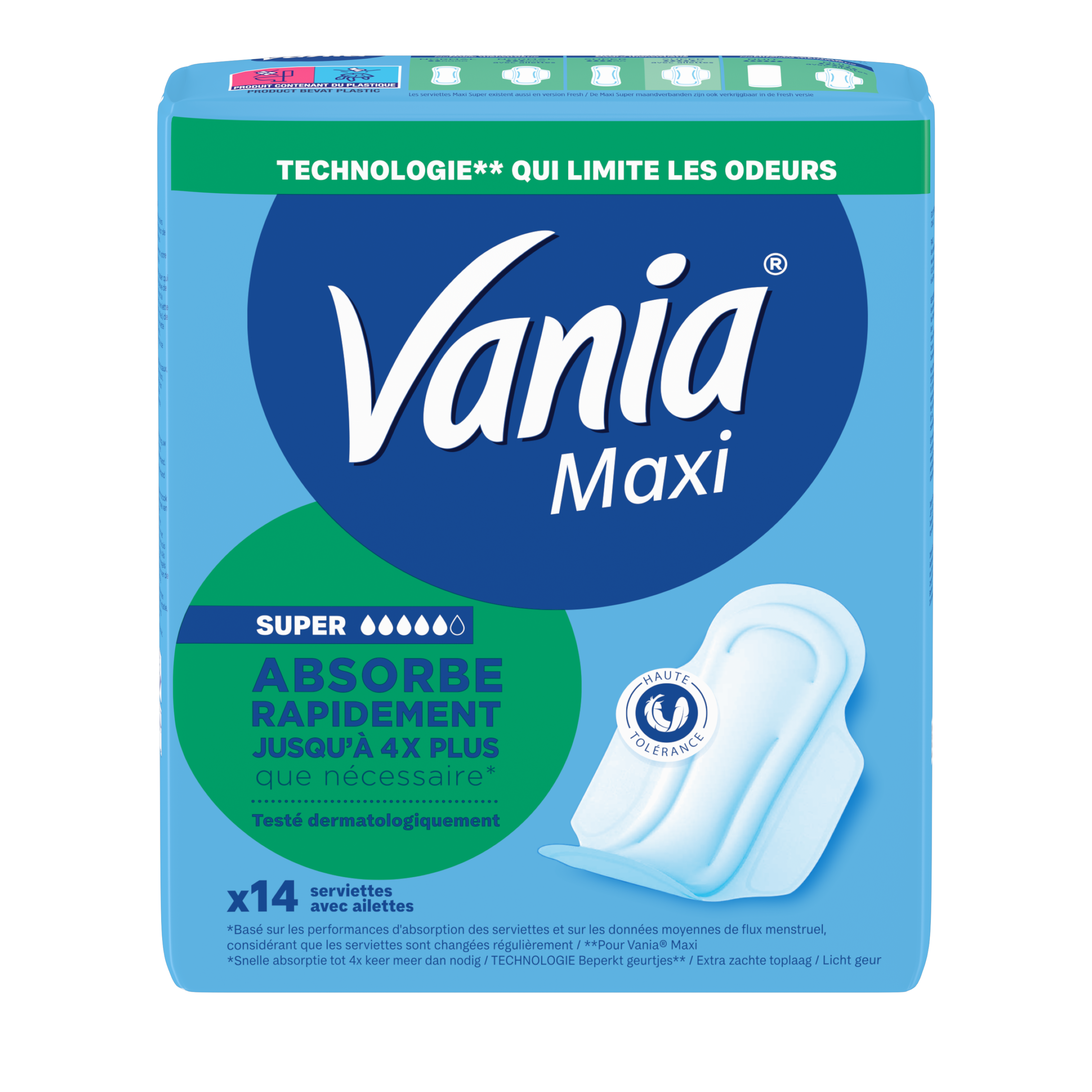 Serviettes hygiéniques Maxi Confort Super Plus | Vania®