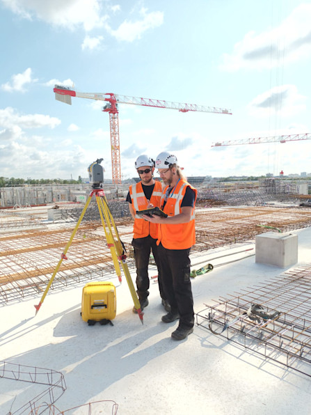 Scanning solves on a Parisian data center survey project | Trimble ...