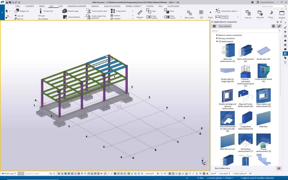 Efficient and Detailed Multi-Material Modeling | Trimble Resource Center