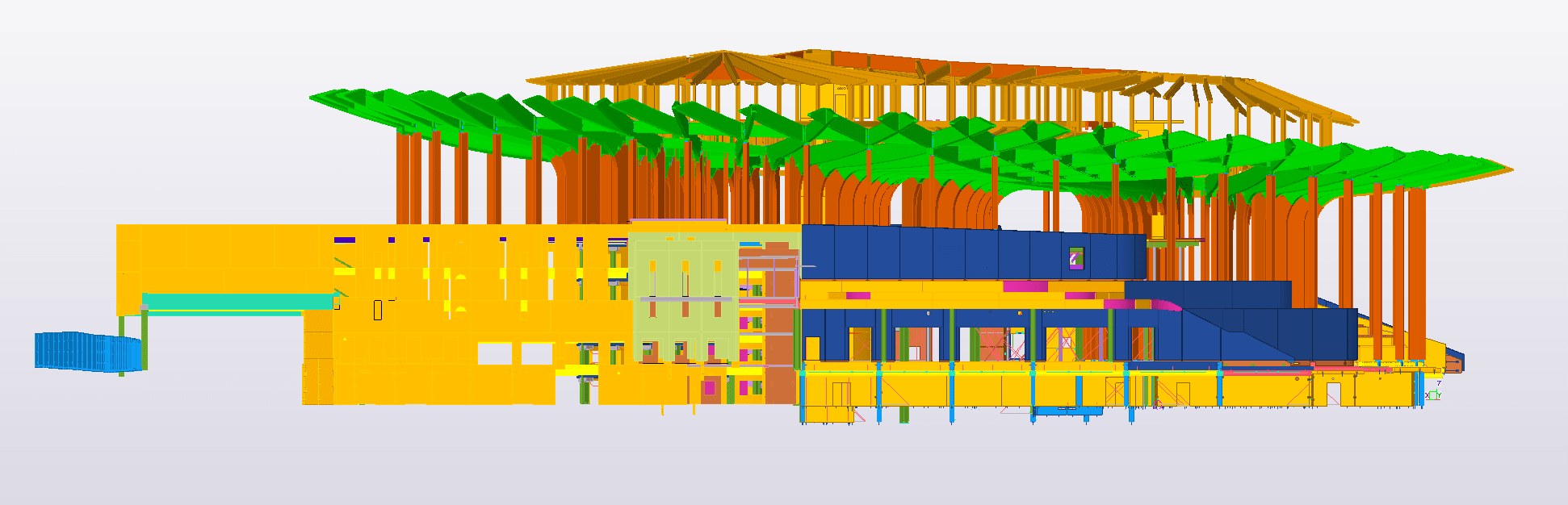 World of Volvo - a structural masterpiece modeled in Tekla Structures ...
