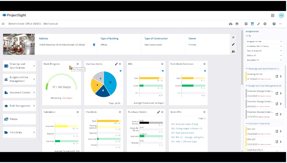 Trimble ProjectSight Overview Demonstration - July 2024 | Trimble ...