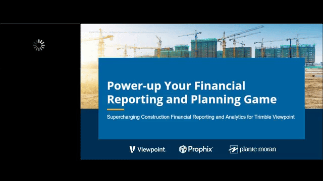 Supercharging Construction Financial Reporting and Analytics for Trimble Viewpoint | Trimble ...