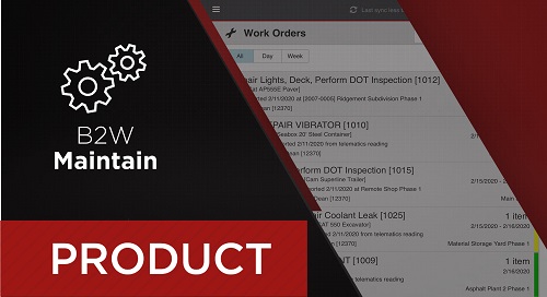 Heavy Construction fleet maintenance and management | Trimble Resource Center