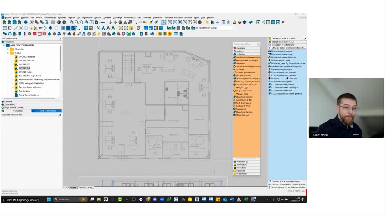 BIM TOUR 24 - Conception CVC | Trimble Resource Center