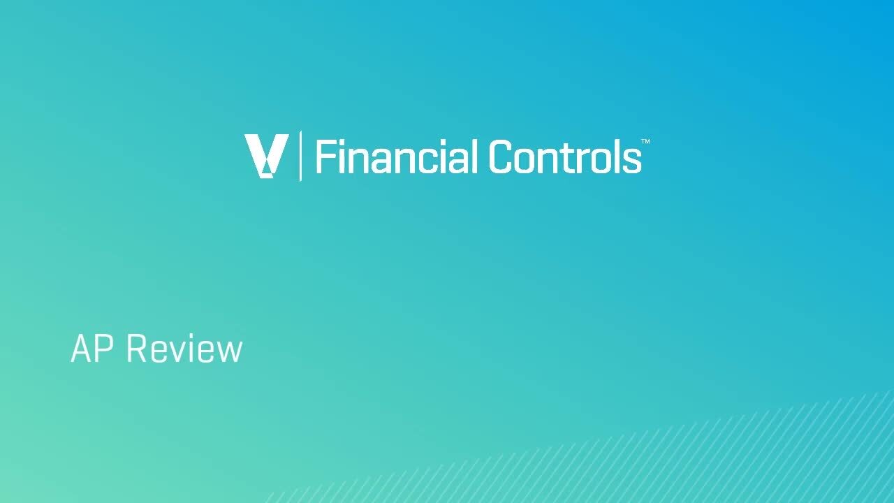 Viewpoint Financial Controls Overview Demo | Trimble Resource Center