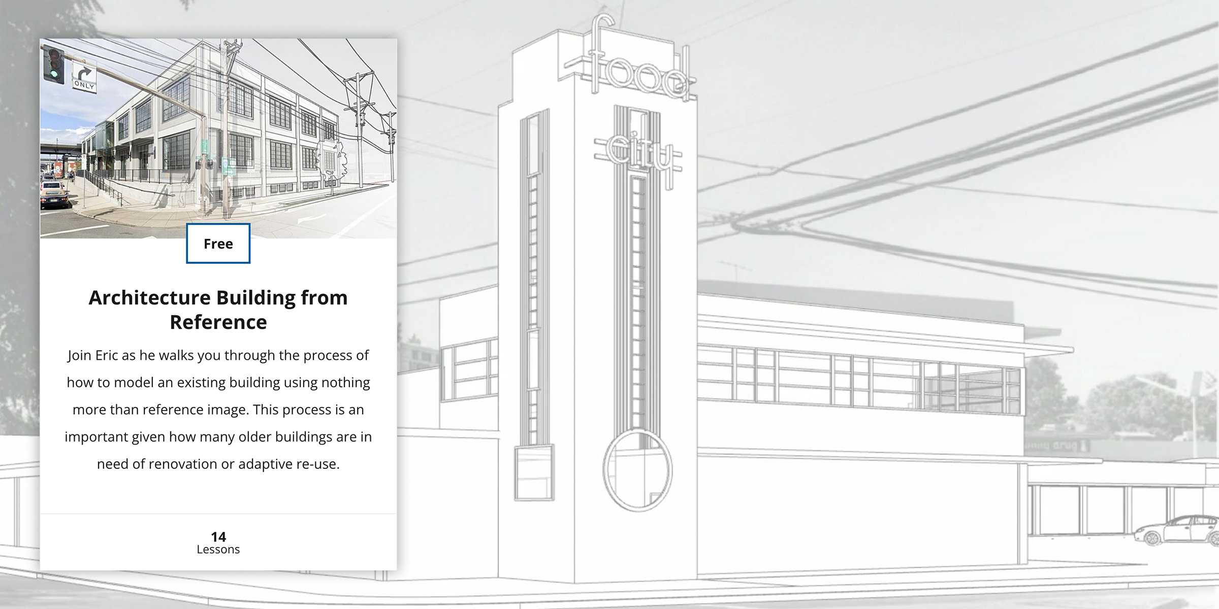 SketchUp Campus recap: Model an architectural building from reference | Trimble Resource Center