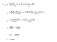 The H Dividend Discount Model Dividend The H Dividend Discount Model Dividend