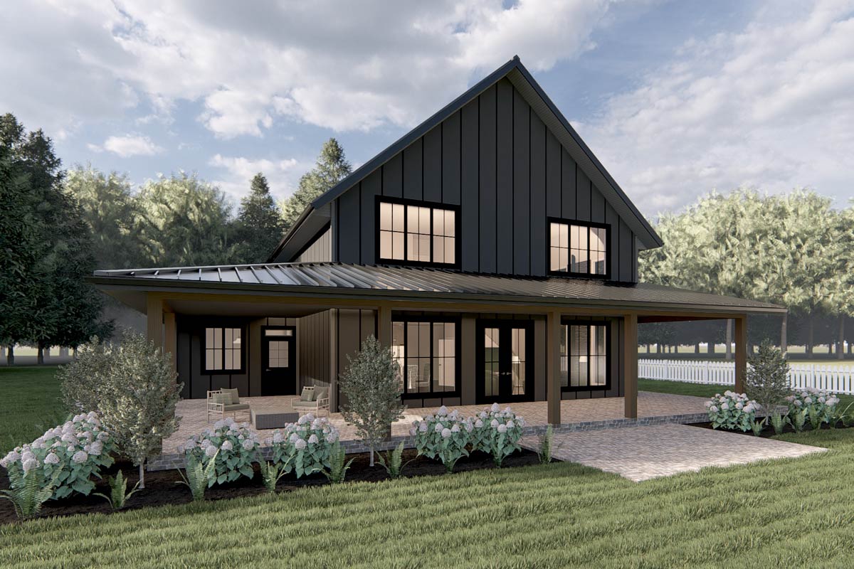 Wraparound Porch Dreams: 5 Beautiful Barndominium Plans