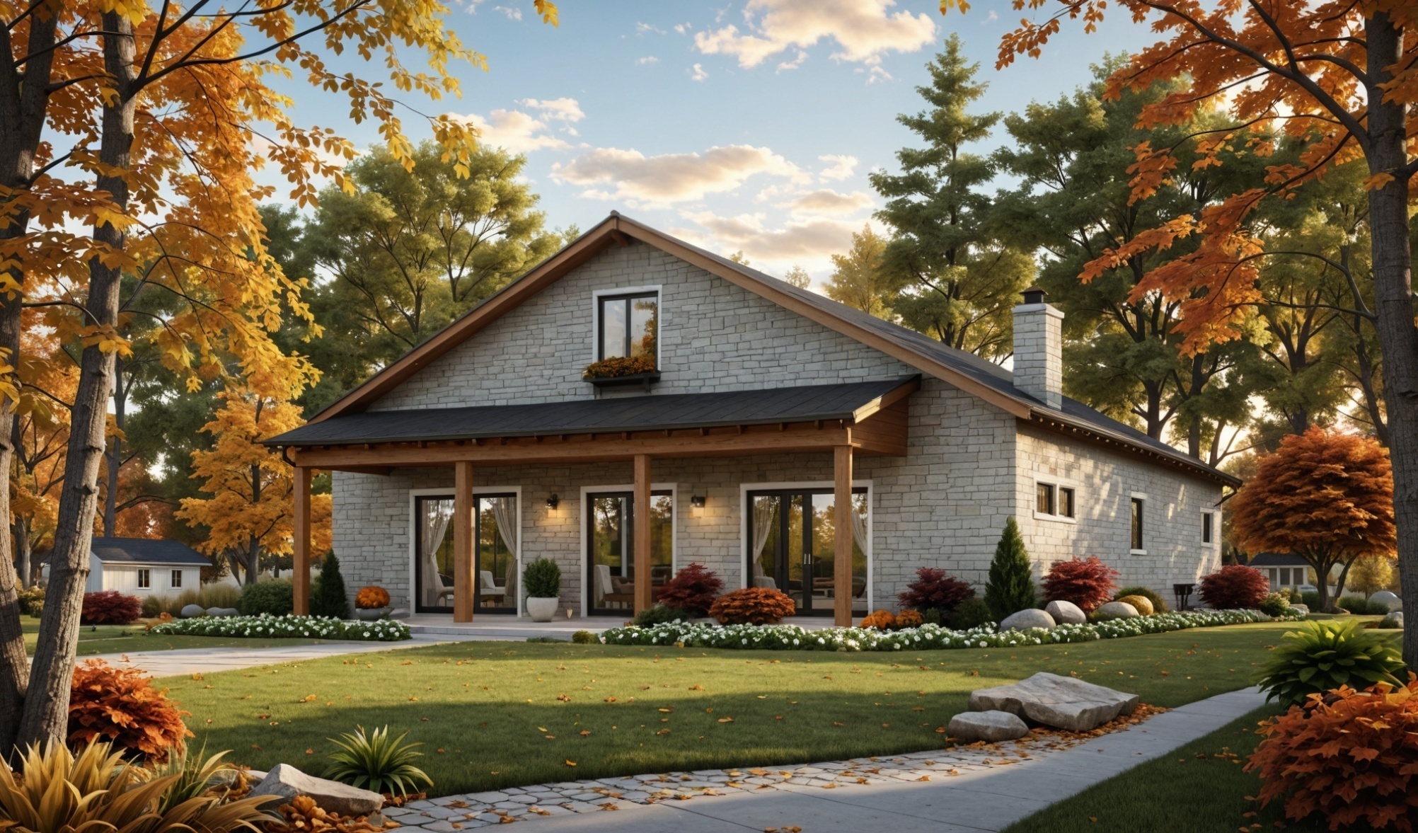 One Story House Plans With Beautiful Spaces Inside and Out