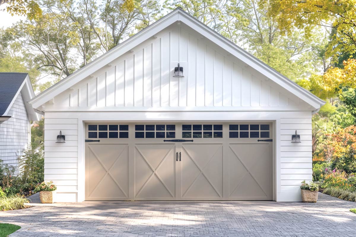 New Detached Garage Plans: 1-Car, 2-Car And 3-Car Designs