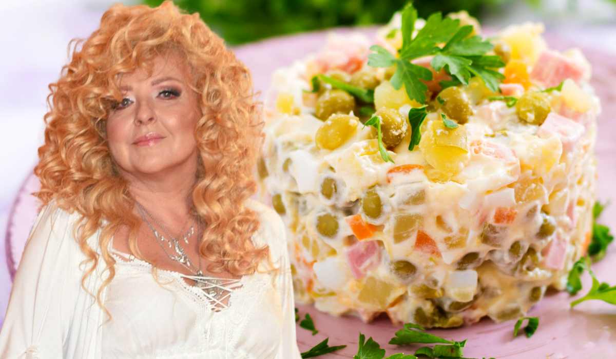 Magda Gessler pokazała jak krok po kroku robi sałatkę jarzynową. 1 ...