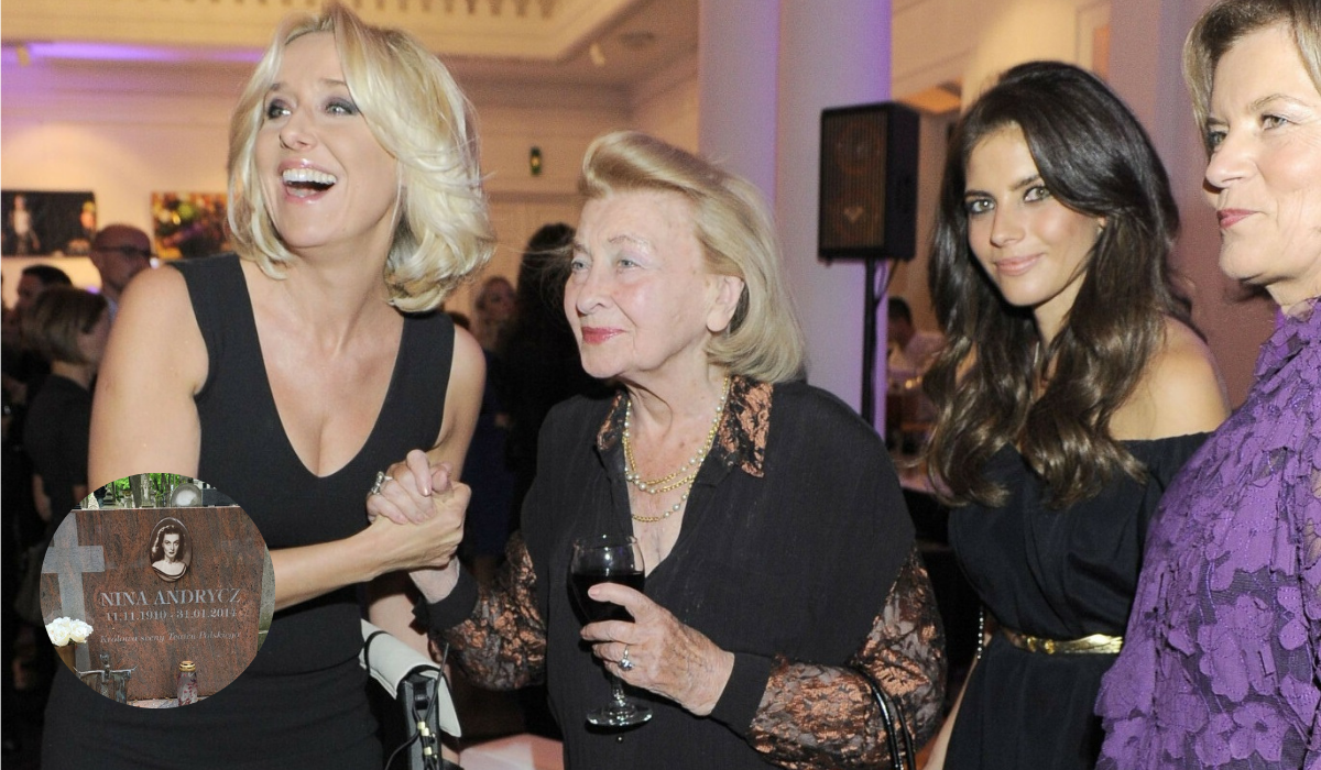 Nina Andrycz zmarła w wieku 101 lat. Tak wygląda grób królowej PRL ...