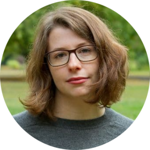 Porträt von Jessica Stolzenberger - Tagesspiegel Background