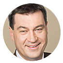 Porträt von Markus Söder - Tagesspiegel Background