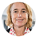 Porträt von Christiane Hipp - Tagesspiegel Background