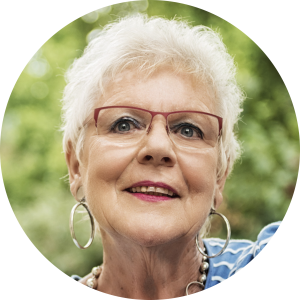 Porträt von Lenelis Kruse-Graumann - Tagesspiegel Background