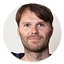 Porträt von Christoph Rinke - Tagesspiegel Background