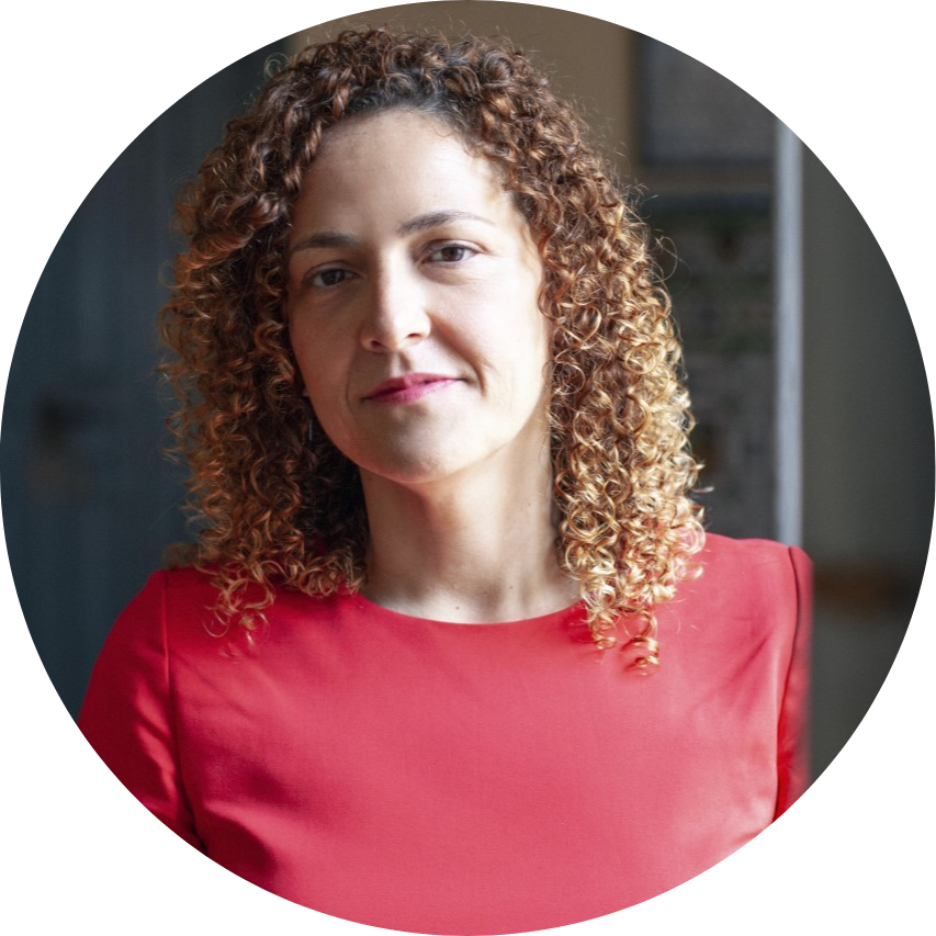 Porträt von Maria Mar Lopez Gil - Tagesspiegel Background