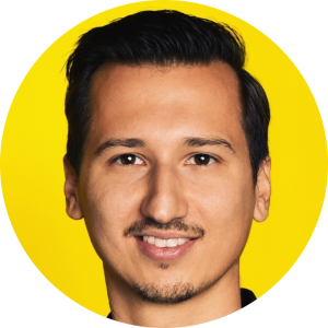 Porträt von Danilo Jovicic-Albrecht - Tagesspiegel Background