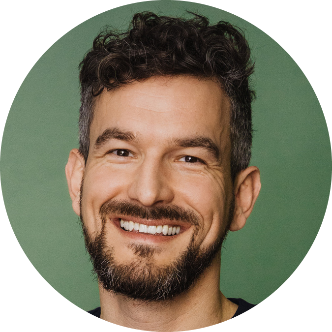 Porträt von Lorenz Jung - Tagesspiegel Background