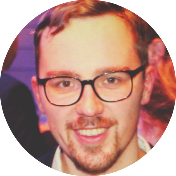 Porträt von David Lassig - Tagesspiegel Background