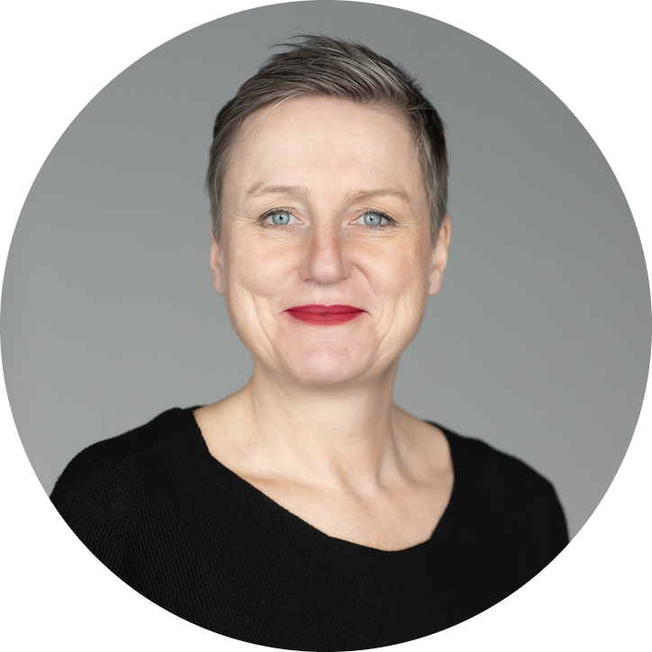 Porträt von Daniela Bohlinger - Tagesspiegel Background