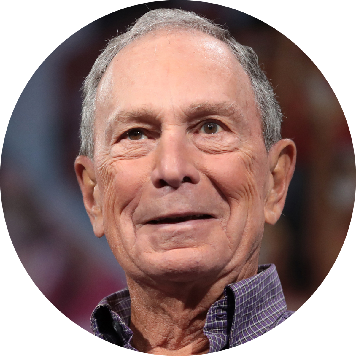 Porträt von Michael Bloomberg - Tagesspiegel Background
