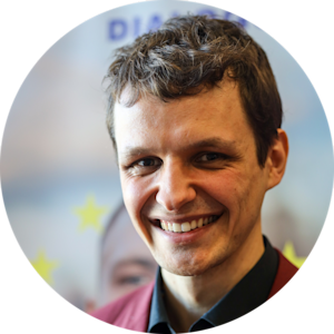 Porträt von Elias Bohun - Tagesspiegel Background