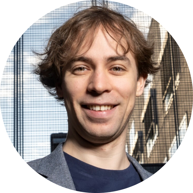 Porträt von Daniel Gruss - Tagesspiegel Background