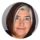 Porträt von Alma Cardenas - Tagesspiegel Background