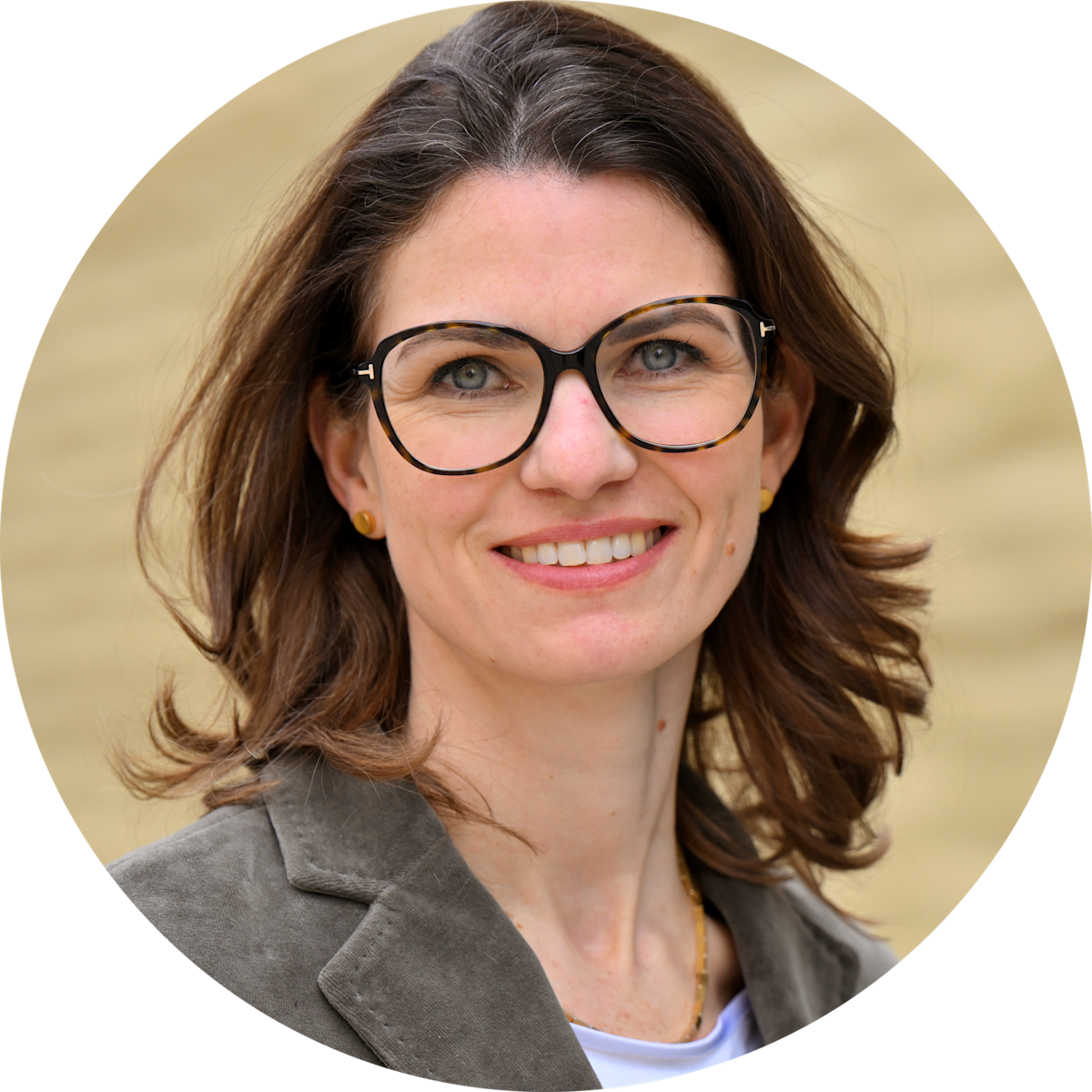 Porträt von Cornelia Betsch - Tagesspiegel Background