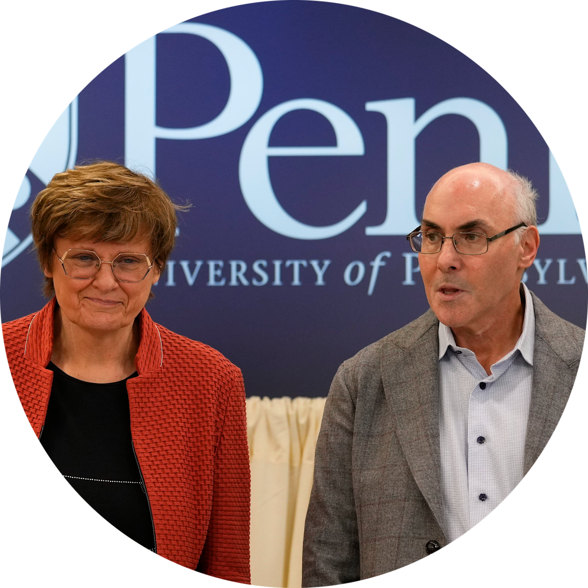 Porträt von Katalin Karikó und Drew Weissman - Tagesspiegel Background