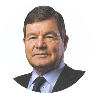 Porträt von Heinz Schimmelbusch - Tagesspiegel Background