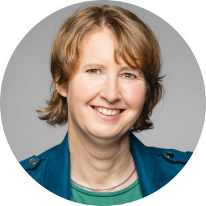 Porträt von Christiane Rohleder - Tagesspiegel Background