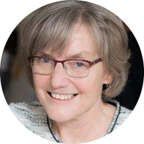 Porträt von Angelika Claussen - Tagesspiegel Background