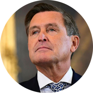 Porträt von Peter Hanke - Tagesspiegel Background