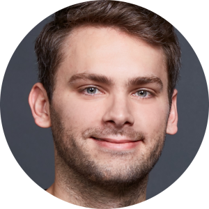 Porträt von Daniel Seidel - Tagesspiegel Background