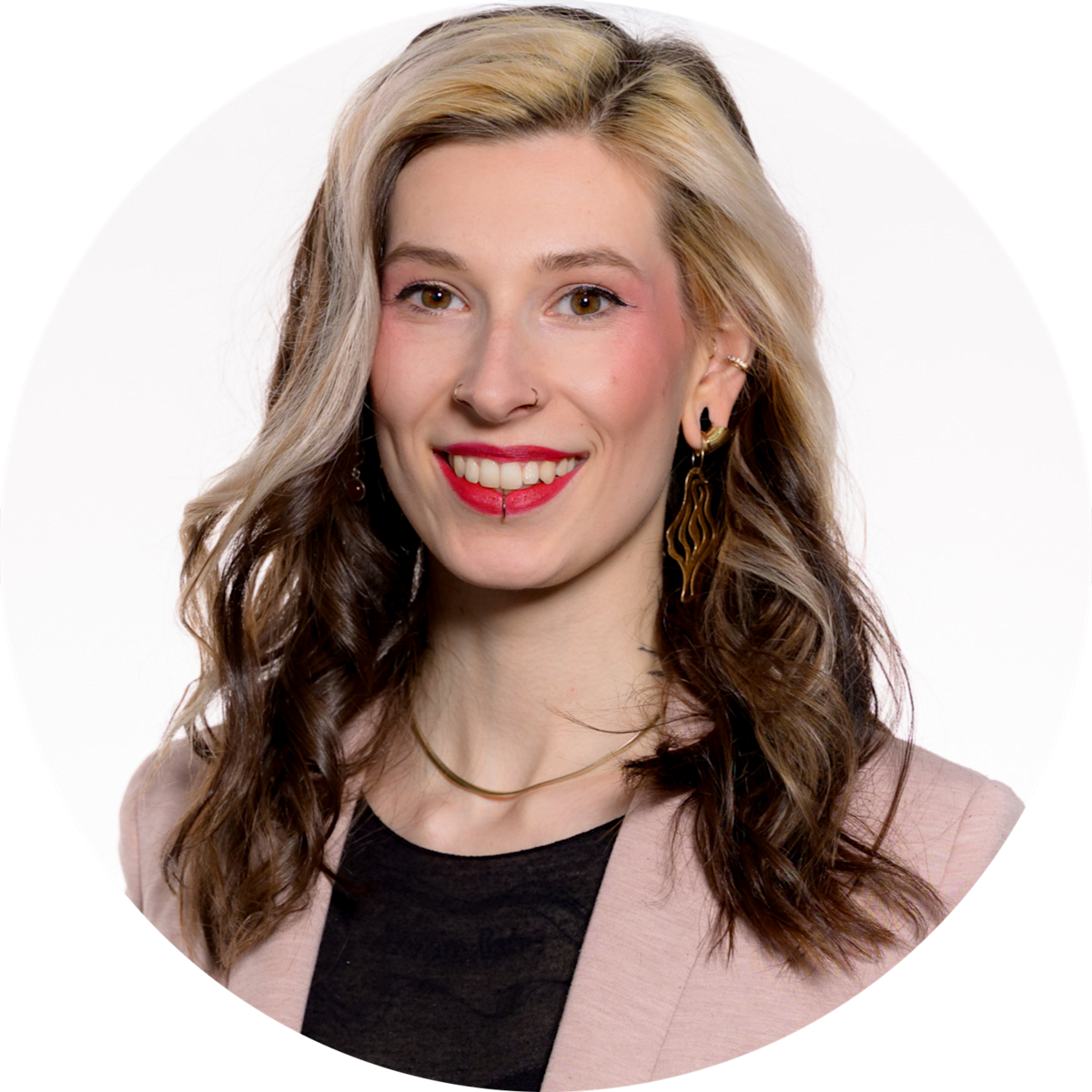 Porträt von Donata Vogtschmidt - Tagesspiegel Background