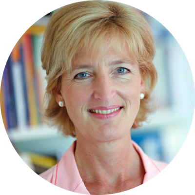 Porträt von Christiane Woopen - Tagesspiegel Background