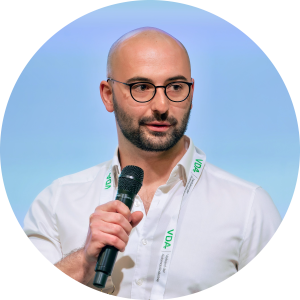 Porträt von Manuel Dautel - Tagesspiegel Background