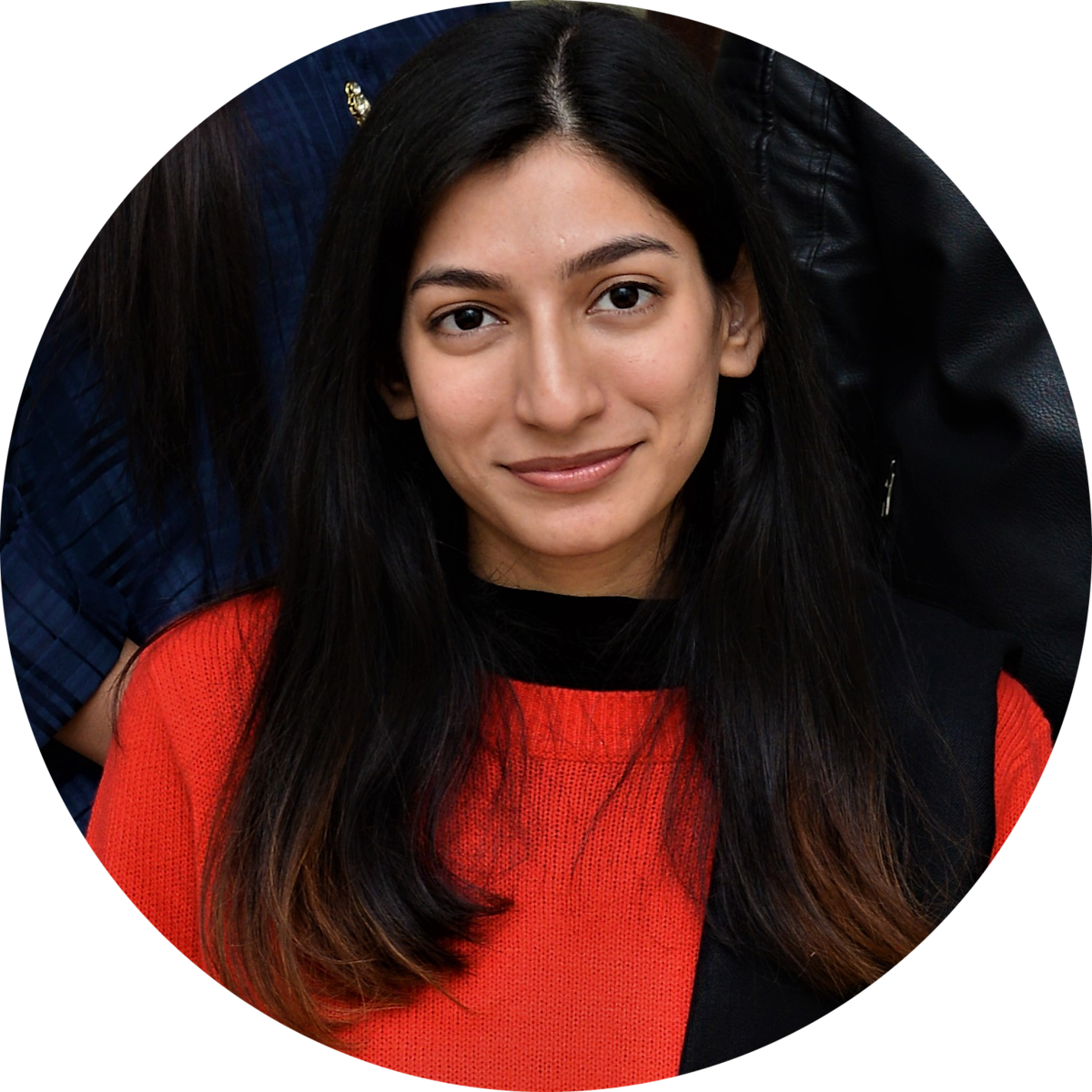 Porträt von Hira Rizvi - Tagesspiegel Background