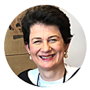 Porträt von Michaela Spaeth - Tagesspiegel Background