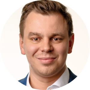 Porträt von Tim Bruns - Tagesspiegel Background