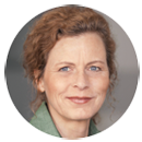 Porträt von Ursula Prall - Tagesspiegel Background