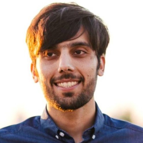 Porträt von Mozamel Aman - Tagesspiegel Background