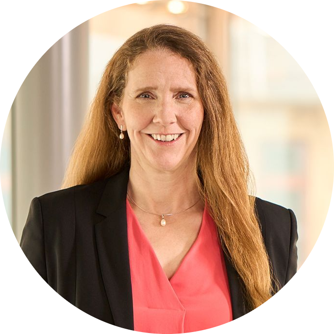 Porträt von Nicole Göbel - Tagesspiegel Background